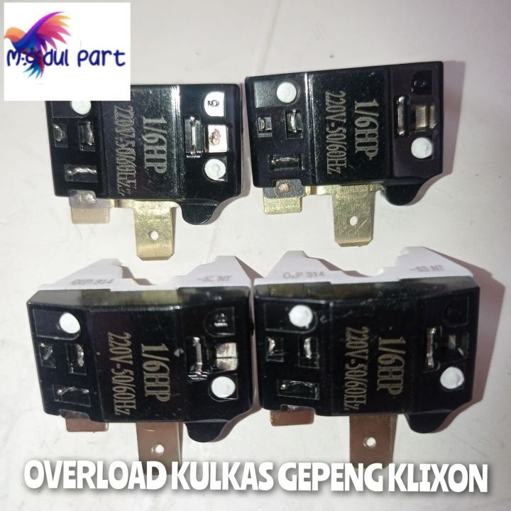 OVERLOAD KULKAS GEPENG KLIXON 1/6HP SESUAI GAMBAR | Lazada Indonesia