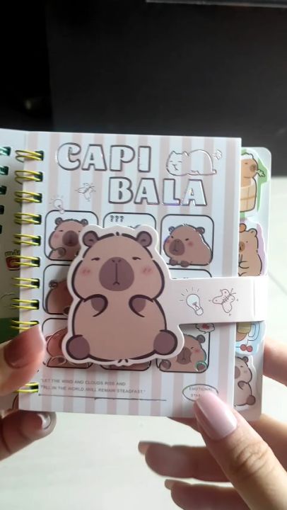 MINI NOTES BINDER CAPYBARA CAPIBALA | CAPI BALA | CAPY BARA | CAPY BALA ...