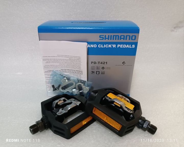 SHIMANO CLICK'R PEDALS PD-T421 ONE SIDE PEDAL | Lazada PH