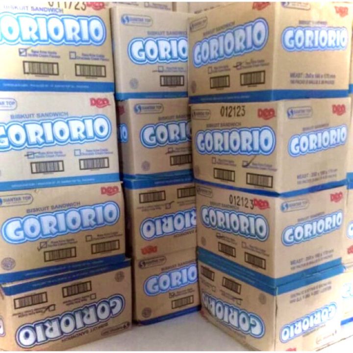 Siantar Top Deo GorioRio Gorio Biskuit Sandwich dengan Krim ( 1 dus isi ...