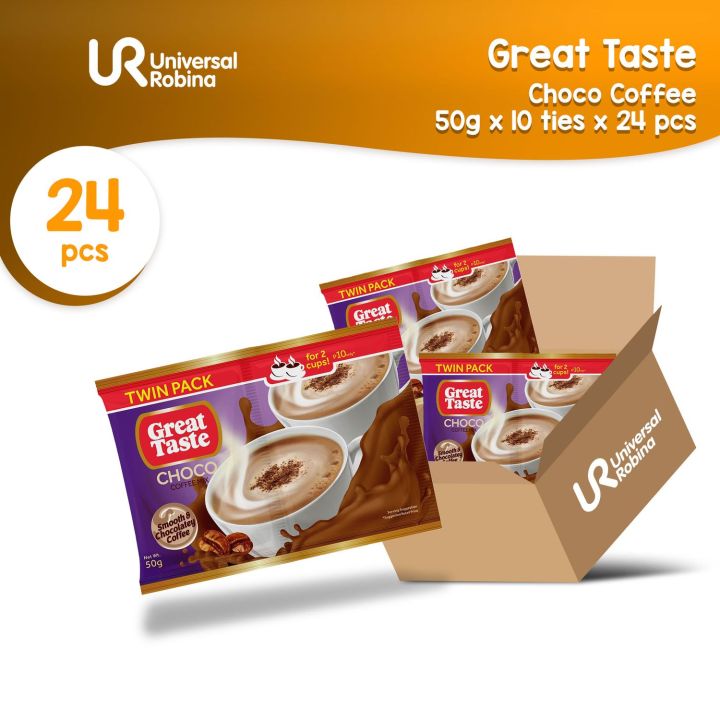 Great Taste Choco Twin Pack (50g x 10) - Bundle of 24 | Lazada PH