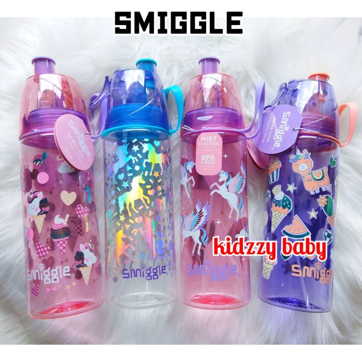 Smiggle water straw bottles Flash Spray Cup Dual Water Cup Children ...