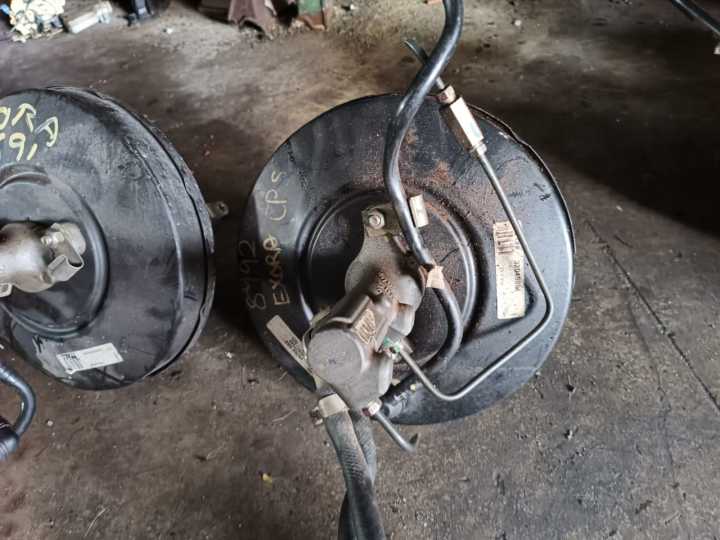 brake booster complete master pump proton exora original halfcut | Lazada