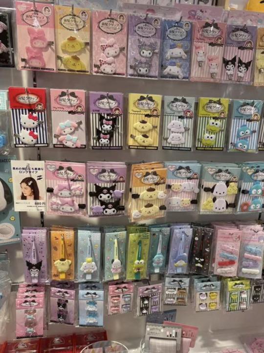 ห้องสมุดกิ๊บ Sanrio กิ๊บหน้าผาก Kumimi Bangs Clip เครื่องประดับผม ...