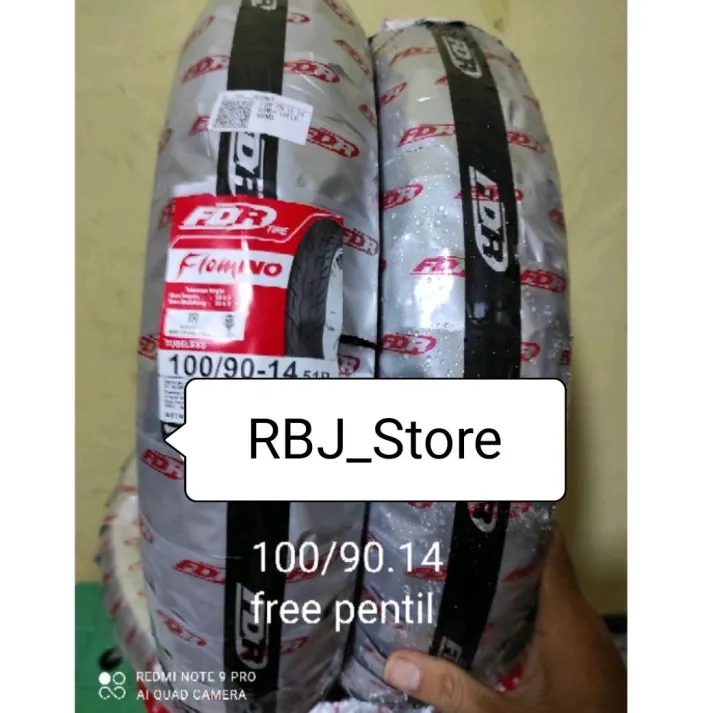 Ban tubles fdr flemino 100/90 Ring 14 free pentil | Lazada Indonesia