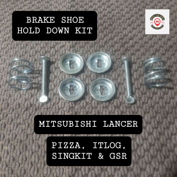 2 Pieces Brake Shoe Hold Down Kit for Mitsubishi Lancer Pizza, Itlog ...