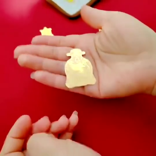 Manilago 2025 CAT Lucky Gold Foil Mobile Phone sticker Good of Wealth ...