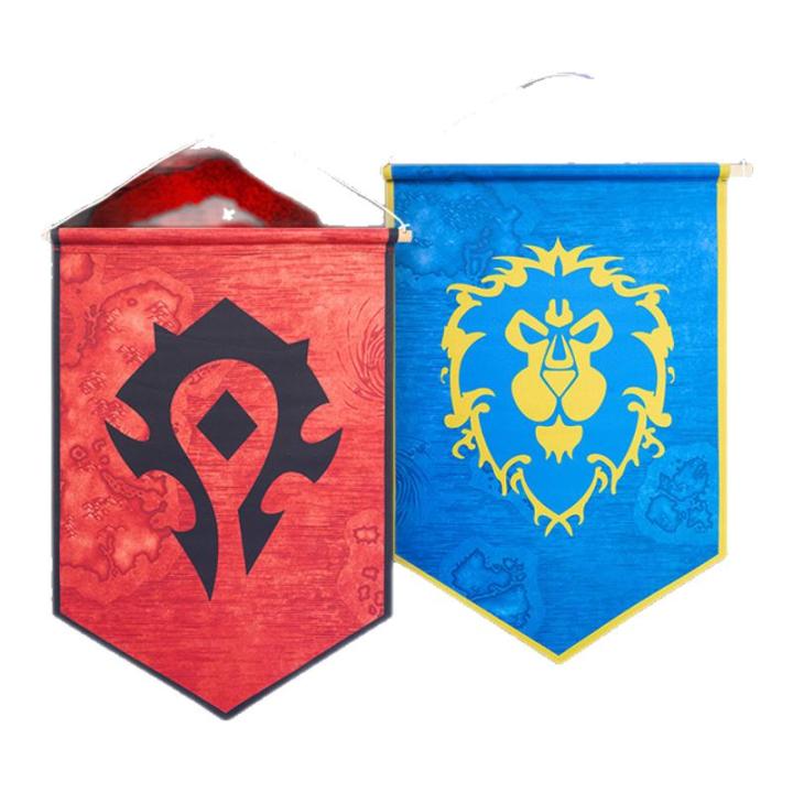 WORLD OF WARCRAFT | Dual-Sided Emblem Flag for World of Warcraft ...
