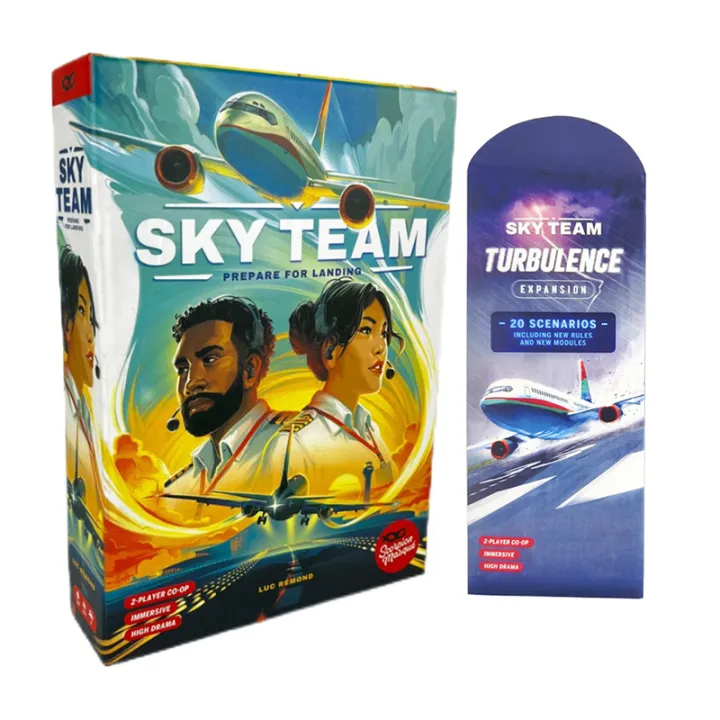 SKY TEAM And EXPANSION Board Game Turbulence 20 New Scenarios with ...