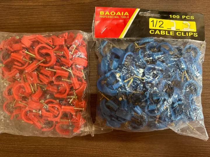 PVC Clamp 1/2 (100pcs/pack) | Lazada PH