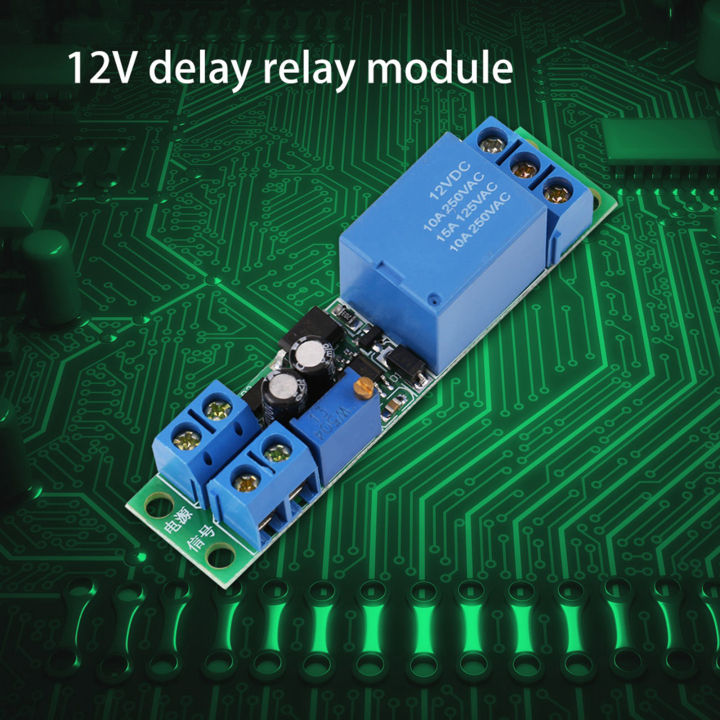 DC12V Adjustable Signal Trigger Turn Off Delay Timer Switch Relay ... DC12V Adjustable Signal Trigger Turn Off Delay Timer Switch Relay ...