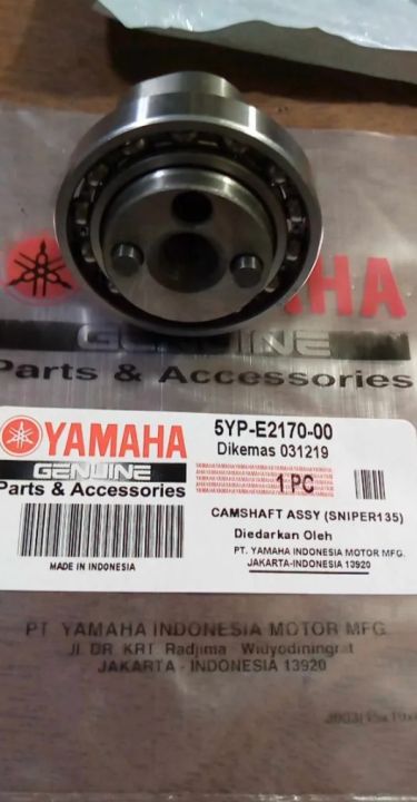 Yamaha SNIPER 135 CAMSHAFT ASSY 5YP-E2170-00 - Genuine Part from ...