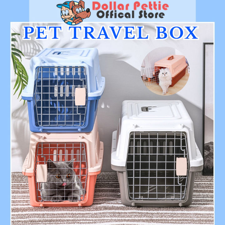 Pet Travel Cage Portable Outdoor Pet Travel Air Box Pet Cage Airline ...