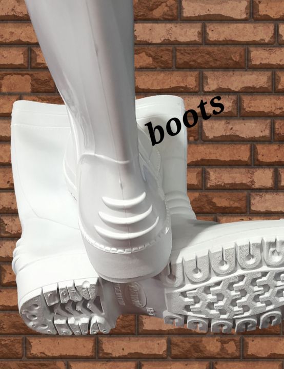 New Hawk Rubber Boots the hard working boots white for women | Lazada PH