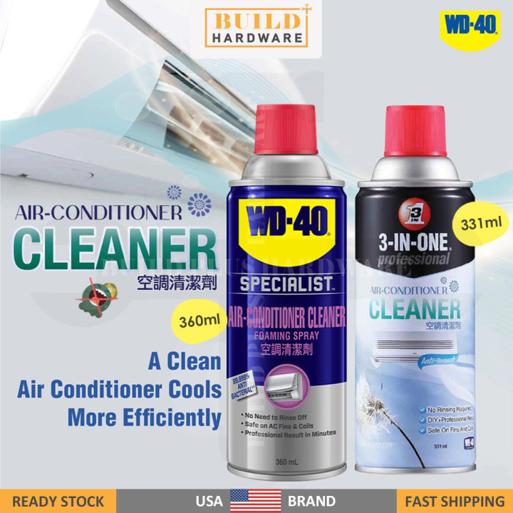 WD-40® Specialist™ / 3-IN-ONE Professional Air-Conditioner Cleaner 360ml / 331ml 专业系列-空调清洁剂 ...