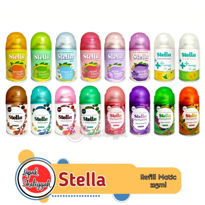 Stella Refill Matic 225ml and All Varian Stella Matic Refill Lengkap ...