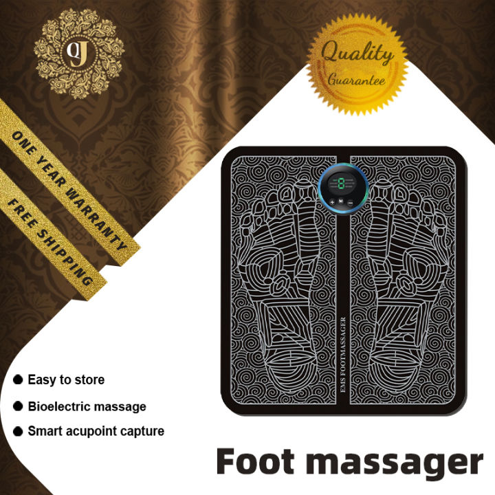 Q&J Foot massage cushion EMS portable foot muscle stimulator physical ...