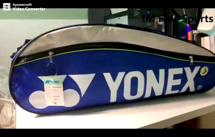 Yonex Badminton Bag Racket Bag Tennis Bag Backpack With Shoes ...
