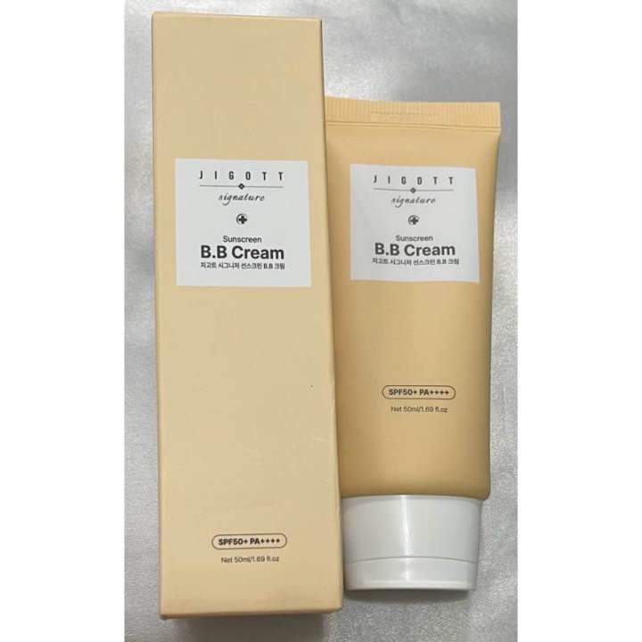 JIGOTT Signature Sunscreen BB Cream - 50ml (SPF50+ PA++++) | Lazada PH