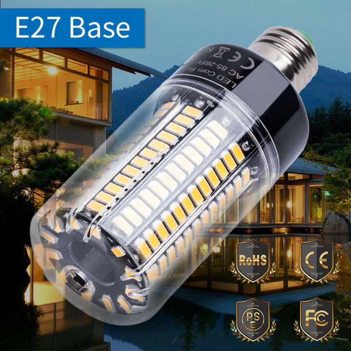 หลอดไฟ LED ทรงข้าวโพด220V E14 110V 5736 AC85-265V ประหยัดพลังงาน3.5W 5W 7W 9W 12W 15W 20W 20W ...