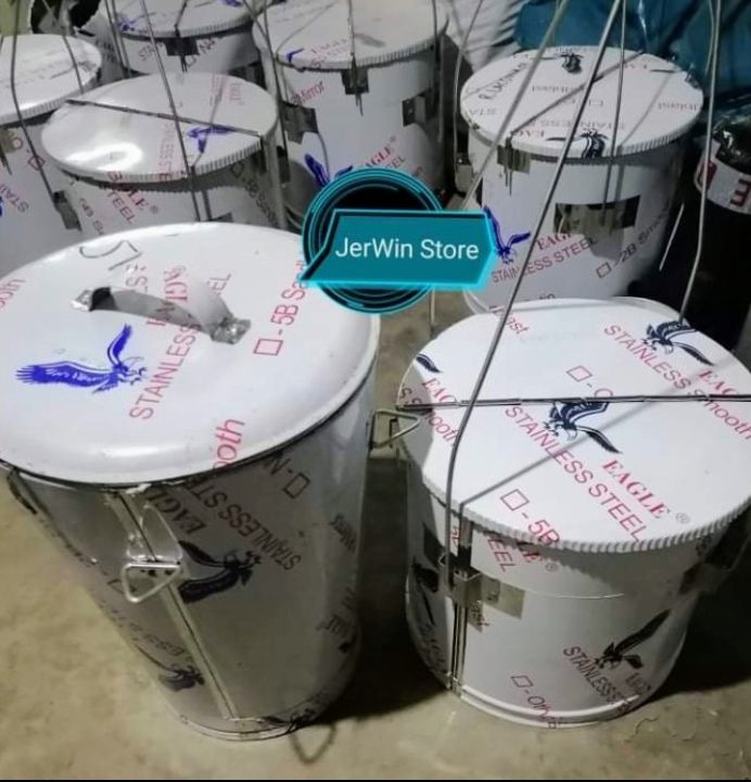 Balde ng taho (DOS MEDYA) complete set (PANGLAKO) stainless | Lazada PH