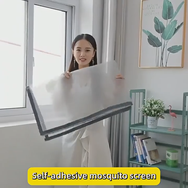 Window Screen Net Anti-Mosquito Window Net Self-Adhesive Window Screen ...