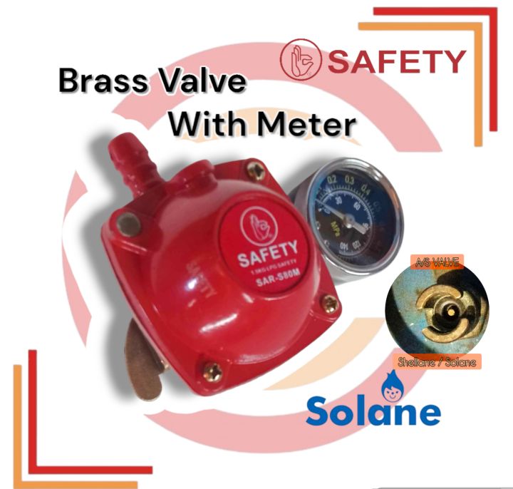 SAFETY SOLANE SHELLANE S-GAS GAS STOVE REGULATOR SAR-S80 | Lazada PH