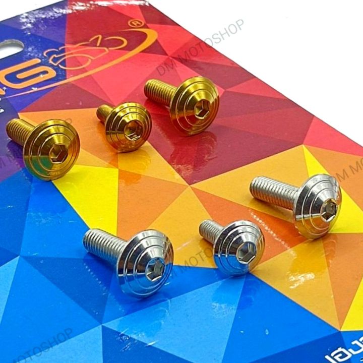 Honda Click 125/150, V1/V2 Rear Wheel Tire Hugger Bolts (3 Pcs) | Lazada PH