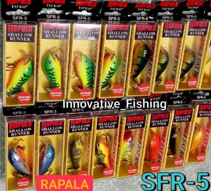 เหยื่อปลอม ตกปลา RAPALA Fat Rap (SFR-5). | Lazada.co.th