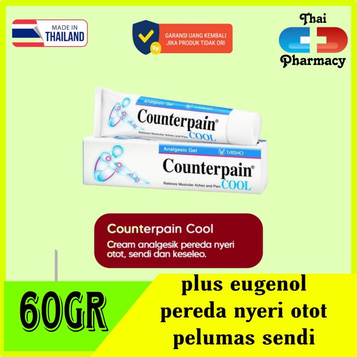 COUNTERPAIN 60 Gr COUNTERPAIN COOL cream pegal rhematik penghangat ...