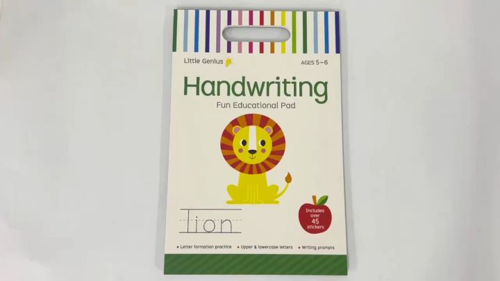 Little Genius Handwriting Educational Book Pad To Learn Early Concepts ...