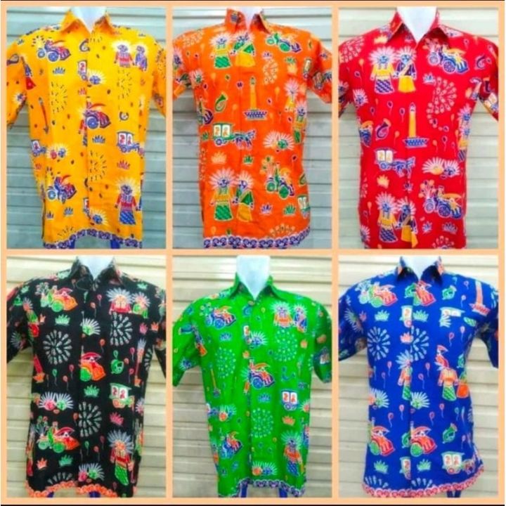 BAJU BATIK ONDEL ONDEL BETAWI / BATIK SD | Lazada Indonesia