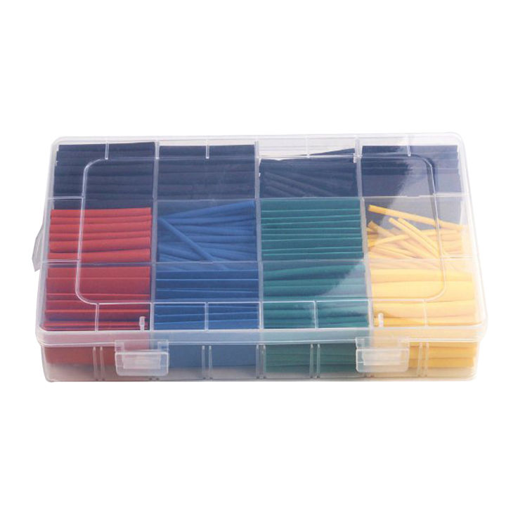530pcs/164pcs Heat Shrink Tubing Insulation Shrinkable Tubes Assortment Electronic Polyolefin ...