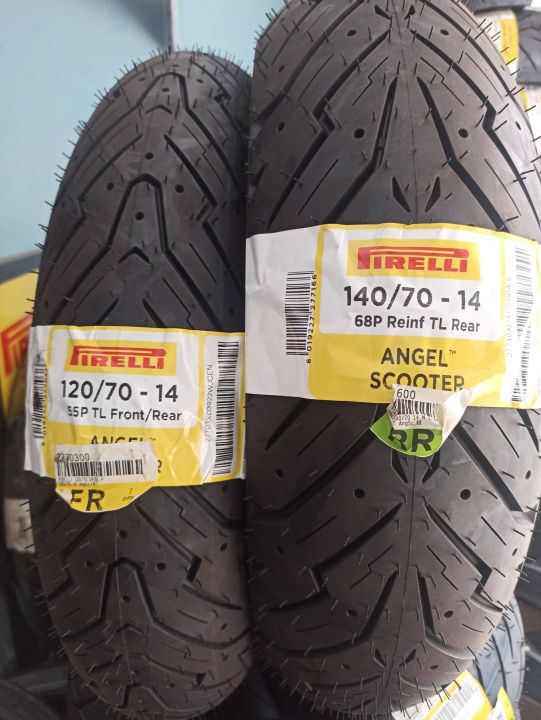 BAN PIRELLI ANGEL SCOOTER 120/70 & 140/70 R 14 - AEROX | Lazada Indonesia