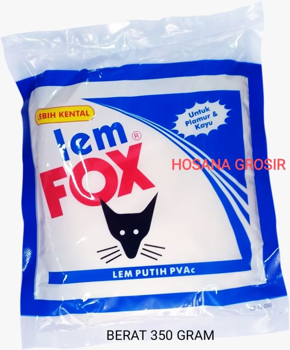 LEM FOX PUTIH 350 GRAM / LEM FOX 350 GRAM / LEM FOX SERBAGUNA | Lazada ...