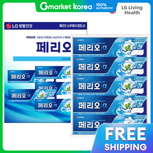 PERIOE | LG Household Health Perio Toothpaste 5p (6 Sets/1 Box) Chuseok Gift Antibacterial ...