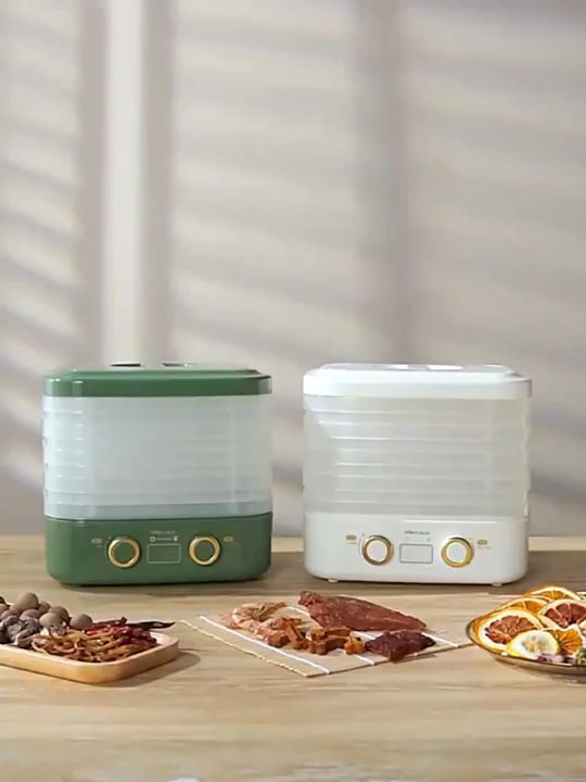 LORNE Food Dryer Dehydrator Machine Timing Adjustable Temperature 5 ...