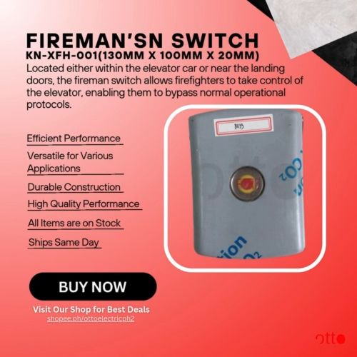 Elevator Fireman's Switch - KN-XFH-001(130mm x 100mm x 20mm) | Lazada PH
