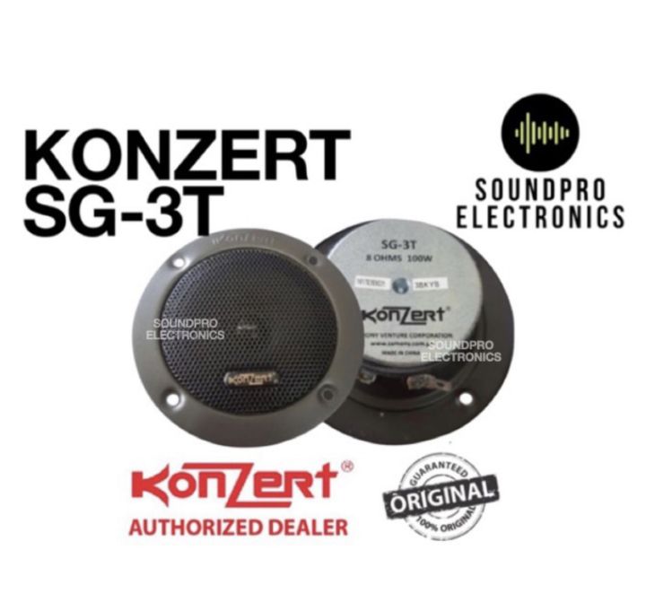 Konzert SG-3T 3” Professional Hi-Fi Tweeter 100% Original FREE ...