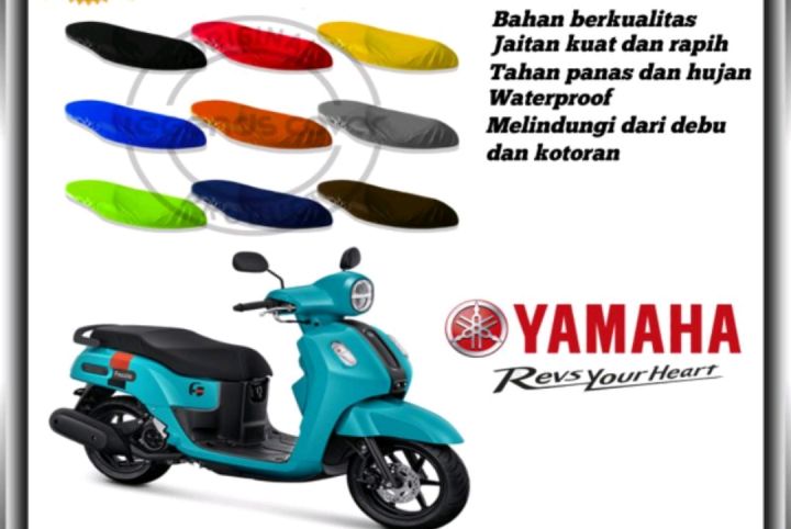 cover jok motor fazzio nmax aerox Scoopy Vario adv Mio beat vespa ...