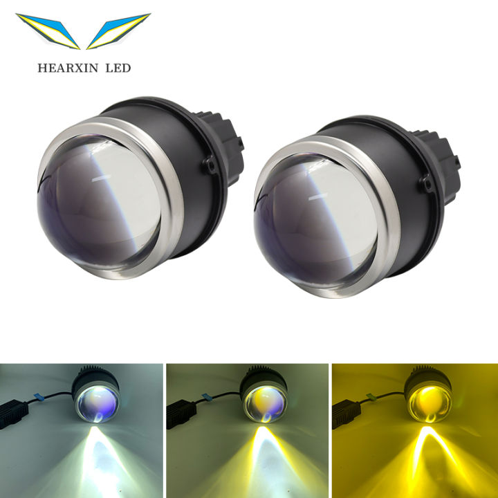 3 Inch Blue LED Fog Lights 6000K 3000K LED Projectors PTF Diode Fog ...