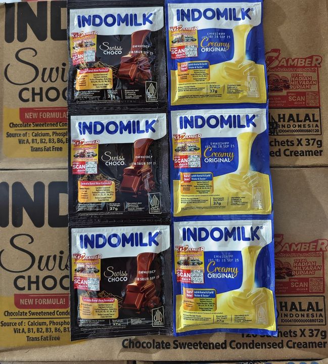 Susu Kental Manis Indomilk Sachet isi 6 Pcs | Lazada Indonesia