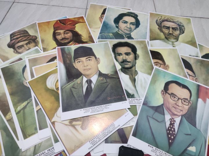 Poster Pahlawan Nasional, Pahlawan Revolusi, Pahlawan Kemerdekaan ...