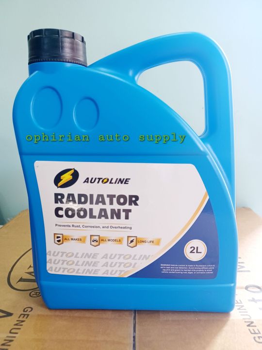 Autoline Radiator Coolant 2L/Blue Ready to use | Lazada PH