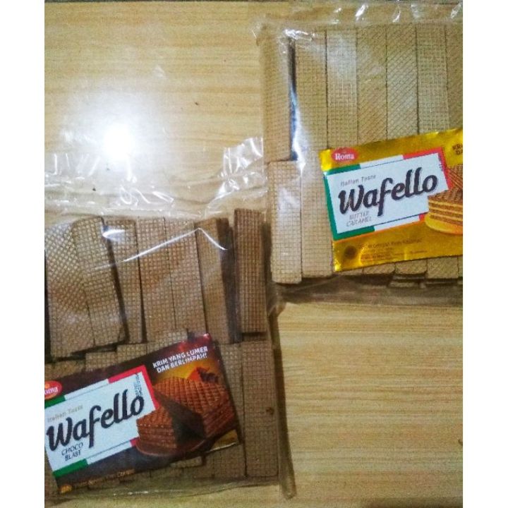 WAFELLO WAFER COKLAT, CARAMEL 220gr | Lazada Indonesia