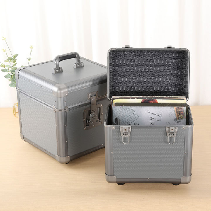 Gramophone Record Storage Box High 12-Inch Disc Deposit Box CD LP Album ...