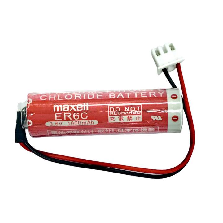 ER6C(3.6V)1800mAh Maxell หัวเรียบ Lithium Battery | Lazada.co.th