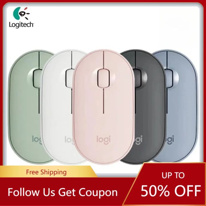 Logitech PEBBLE Laptop Tablet M350 Mouse Wireless Bluetooth Mouse Light ...
