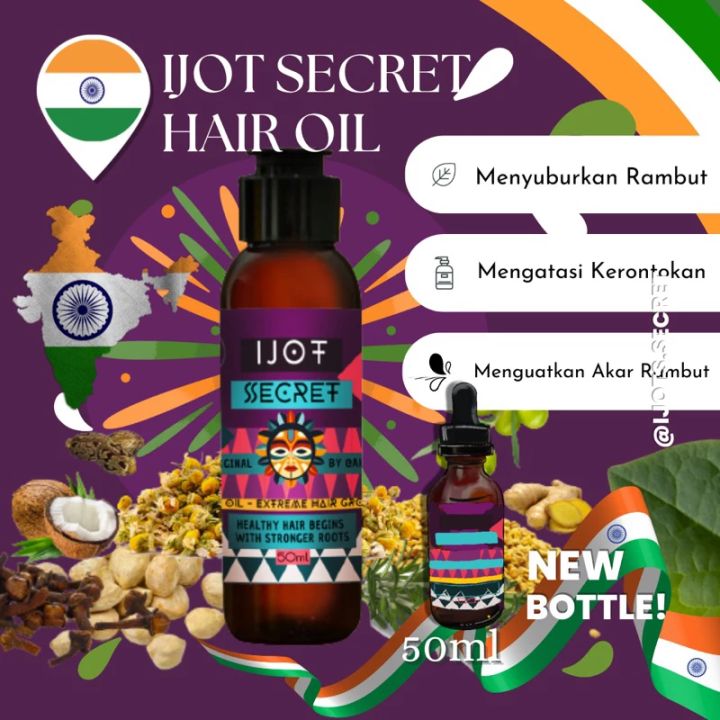 (ijot' secret Hair Oil Solusi Rontok & Penyubur Rambut | Lazada Indonesia