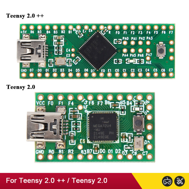 ใหม่ teensy 2.0 ++ USB AVR บอร์ดพัฒนา ISP U Disk บอร์ดทดลองเมาส์และ ...